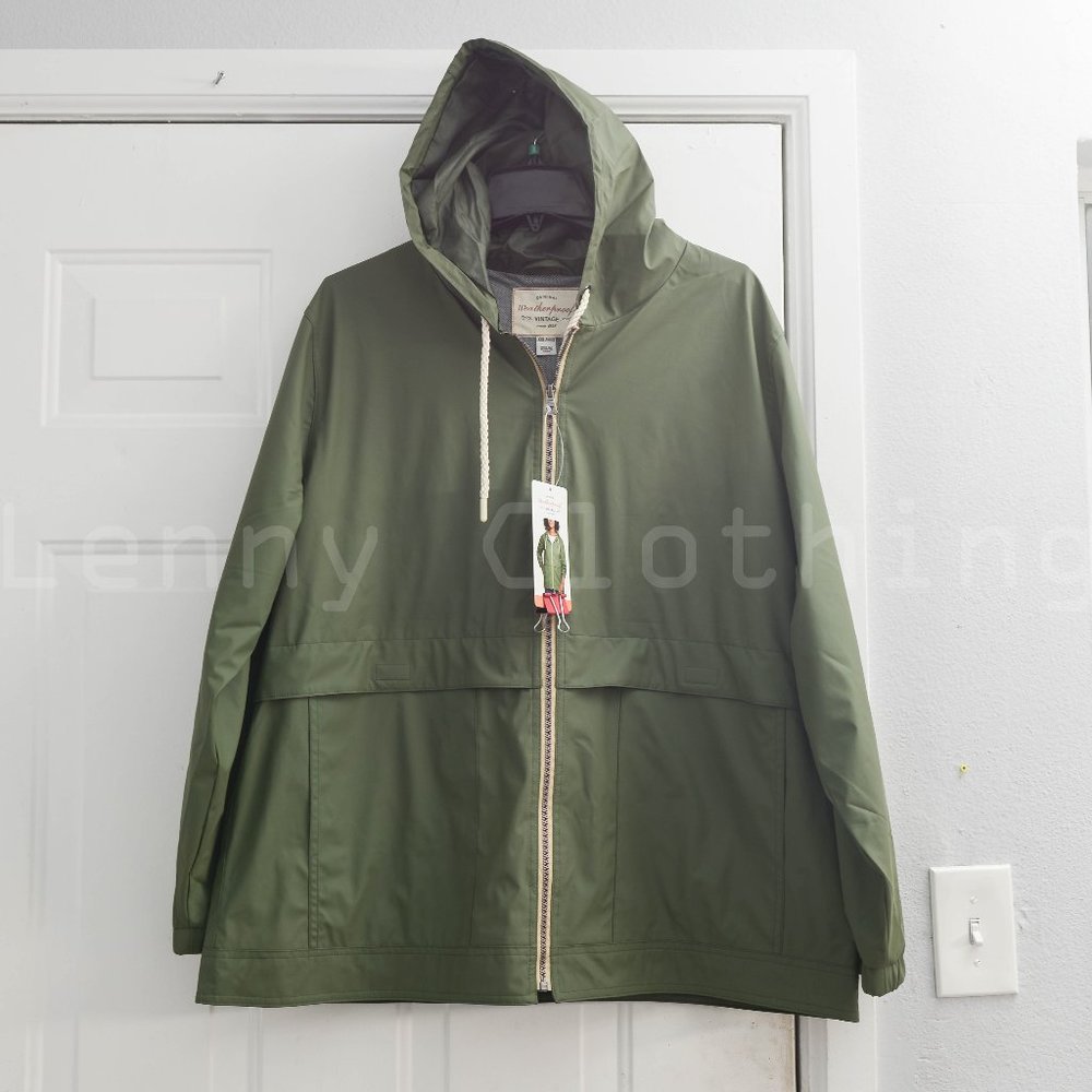 Weatherproof Vintage Ladies' Rain Slicker In Green Co… - Gem